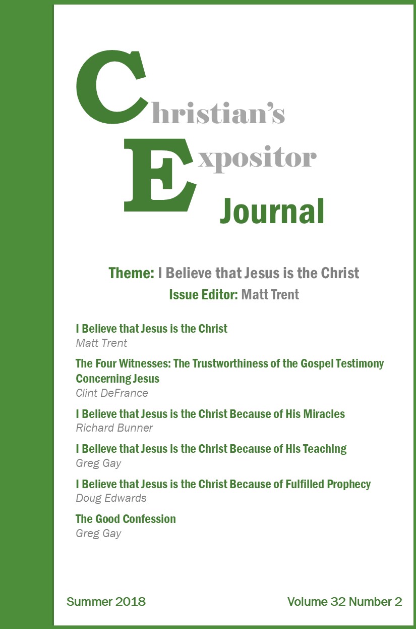 Summer 2018 Issue: I Believe that Jesus is the Christ - Christian's ...